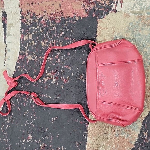 Berman'S | Bags | Vintage Bermans Red Leather Crossbody | Poshmark
